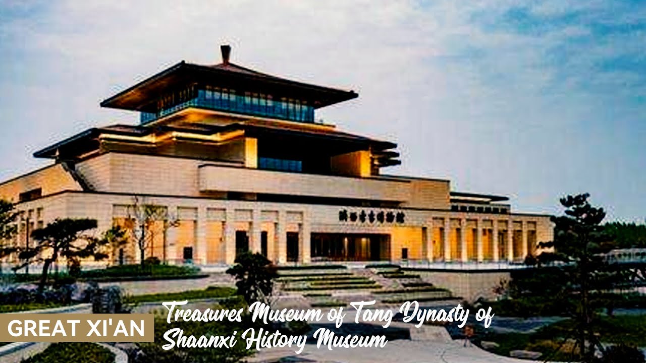 Treasure museum of Tang Dynasty of Shaanxi History Museum - YouTube