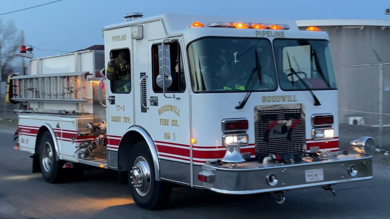 Goodwill Fire Company Pipeline 77 Responding - YouTube