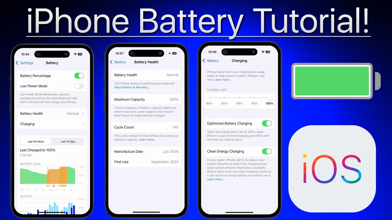Battery & Power Management for iPhone & iPad Tutorial! - YouTube