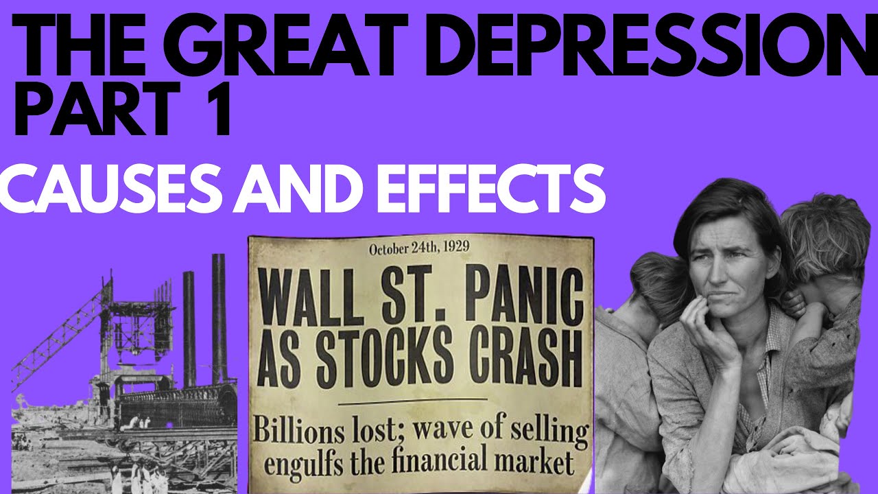 The Great depression 1929: causes and effects. #wallstreet # ...