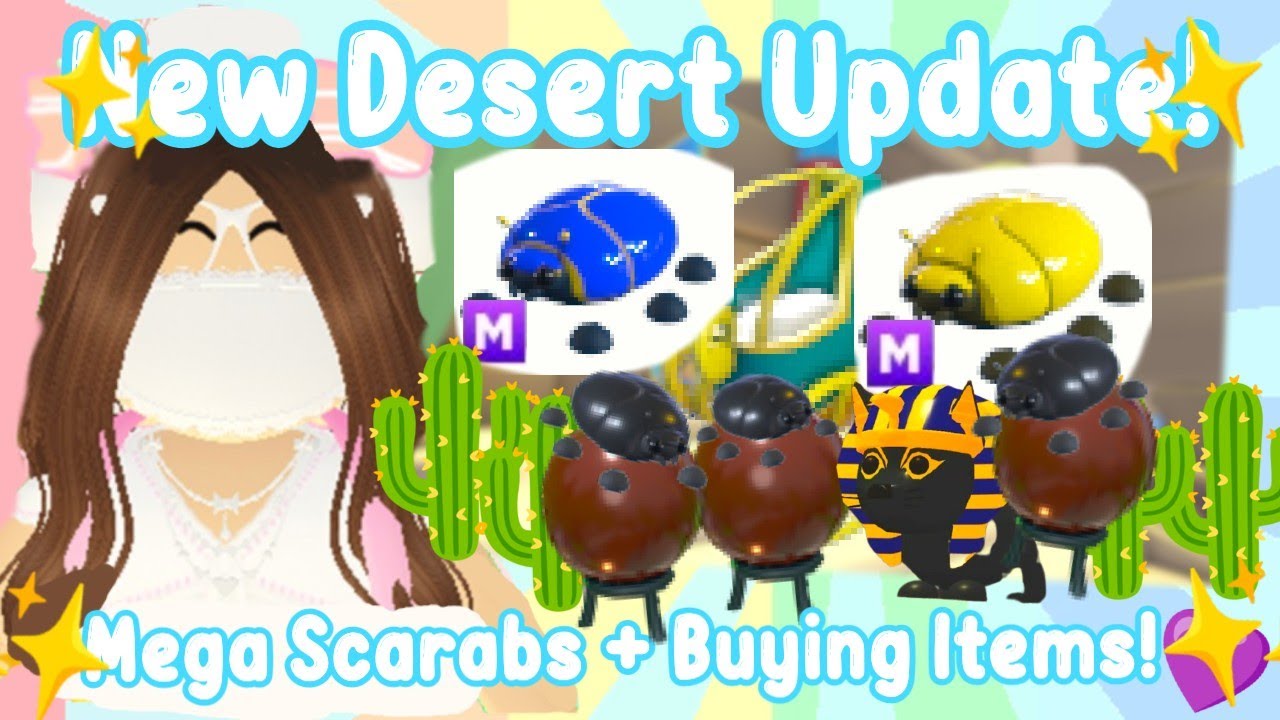 All MEGA NEON Scarabs In Adopt Me! + Buying The New Items! (Roblox ...