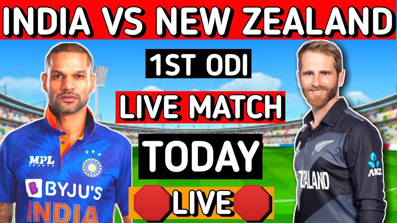 🔴 Live: IND Vs NZ | 1st ODI Live Scores & Commentary | India vs New ...