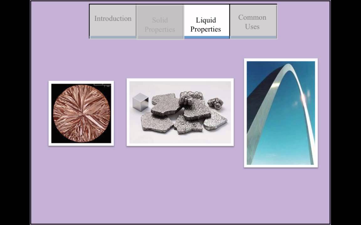 ChemWiki Elemental Minute: Tellurium (Physical Properties) - YouTube
