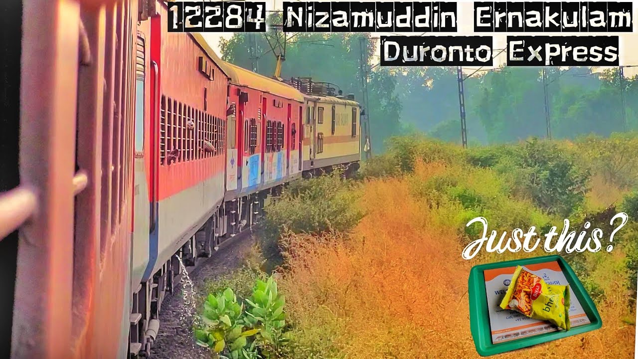 12284 Nizamuddin Ernakulam Duronto Express Sleeper Class Journey Trip Report: Not Premium At All ...