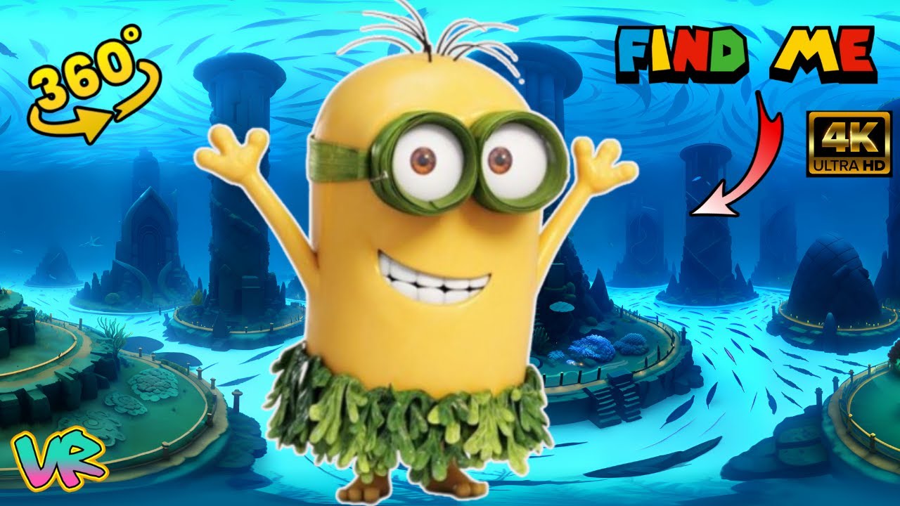 Find Minion Despicable Me 4 in 360 VR Challenge | Minions travel to ...