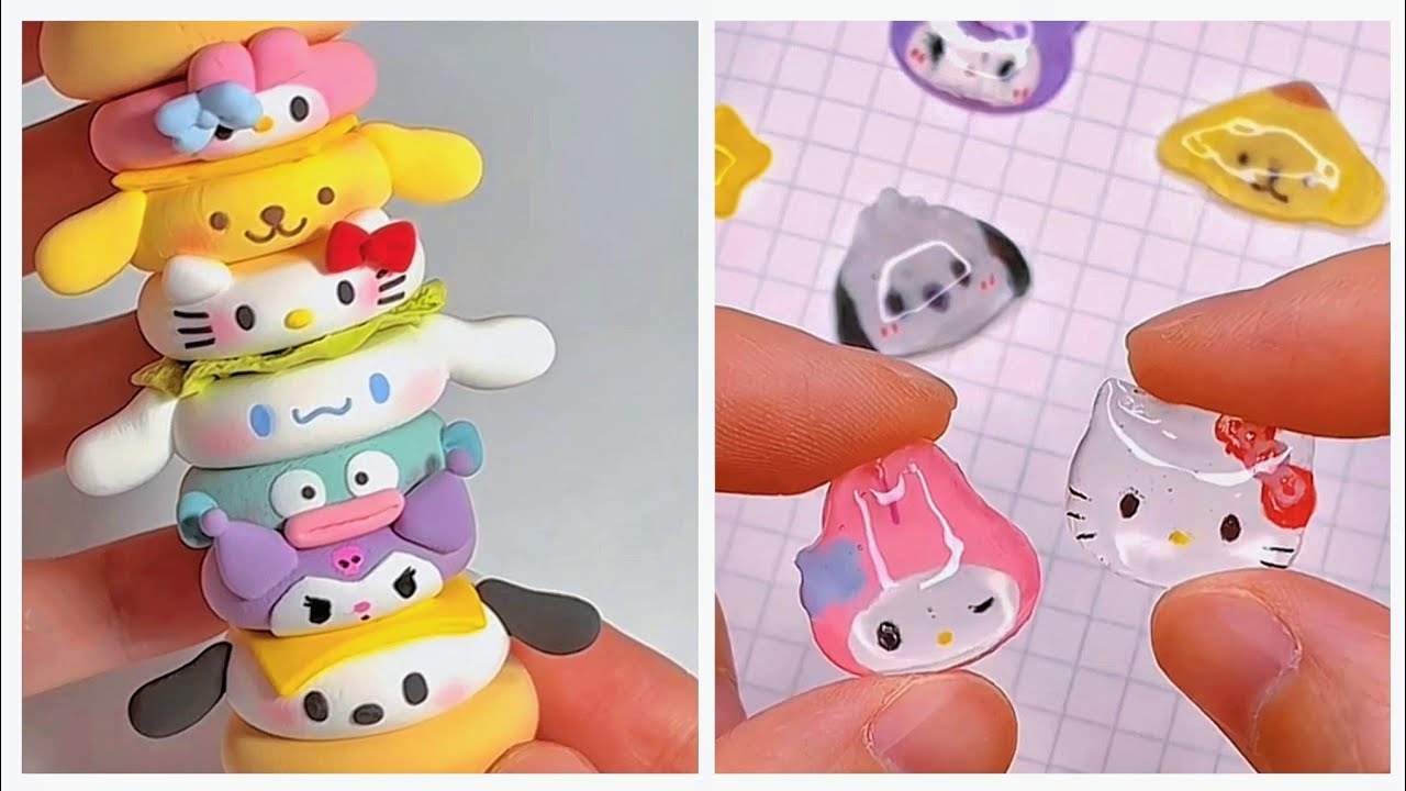 Cute Sanrio Crafts DIY ideas: Hello Kitty & Friends Creative Fun!🎀 ...