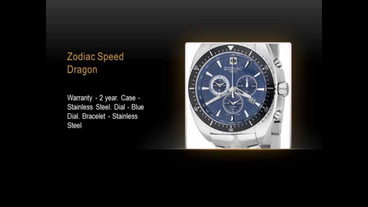 Zodiac Speed Dragon Watches - YouTube
