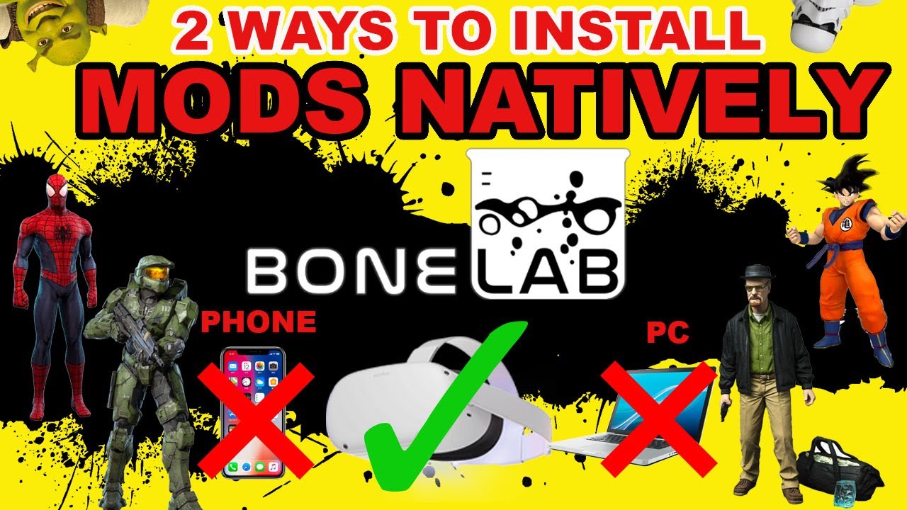 HOW TO INSTALL BONE LAB MODS NATIVELY ON THE QUEST 2 - YouTube
