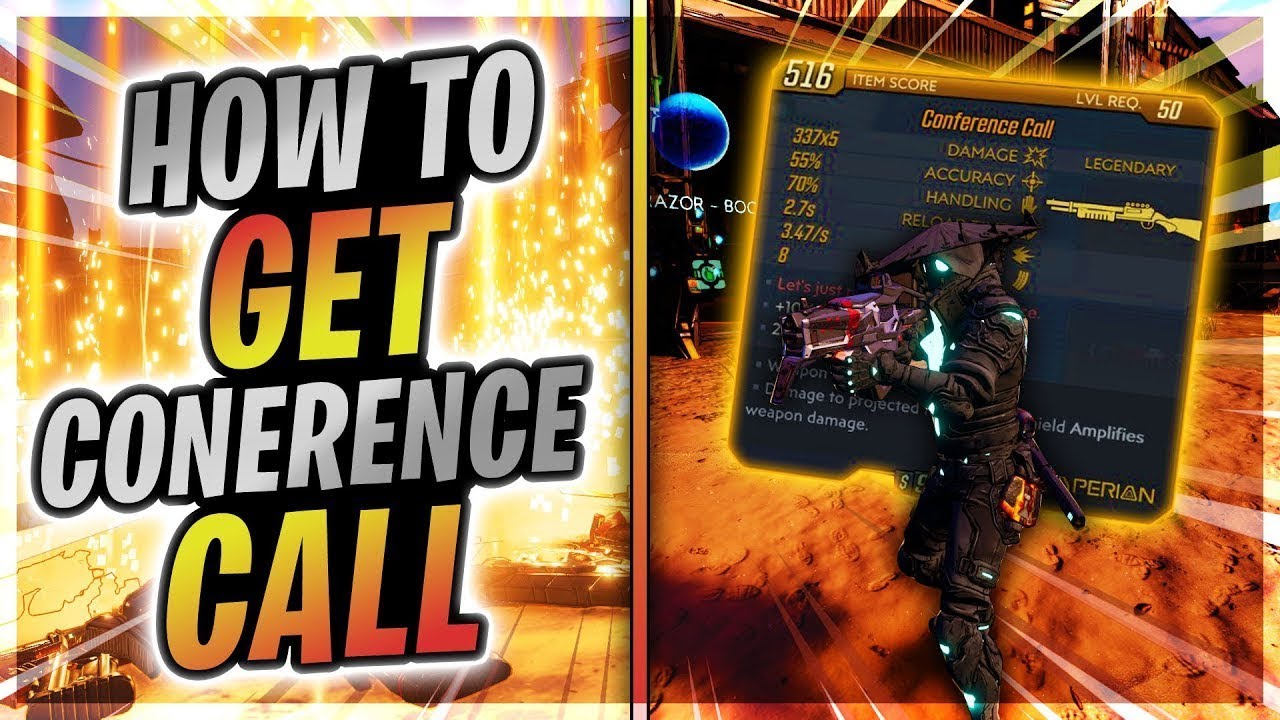 BORDERLANDS 3: THE CONFERENCE CALL LEGENDARY WEAPON AND FARMING REVIEW ...