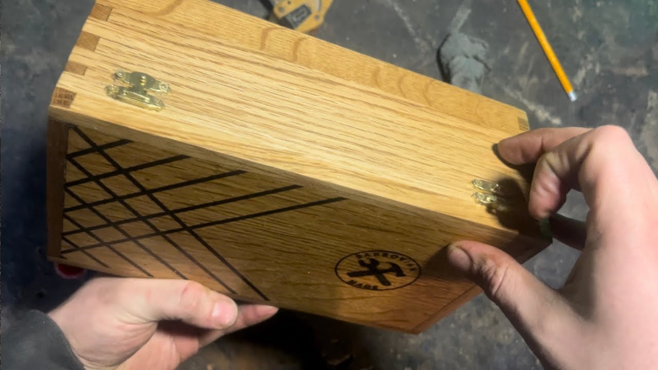 I Built A Tool Box For My Grandad - YouTube