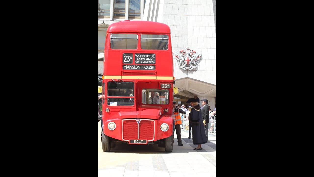 route 23a early Routemaster London bus at cart marking ceremony - YouTube
