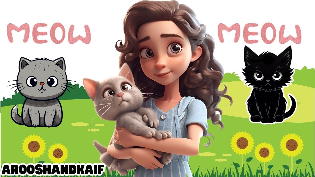Funny Nursery Rhymes & Baby Songs #kidssongs Kitty Kitty Yes Mama ...