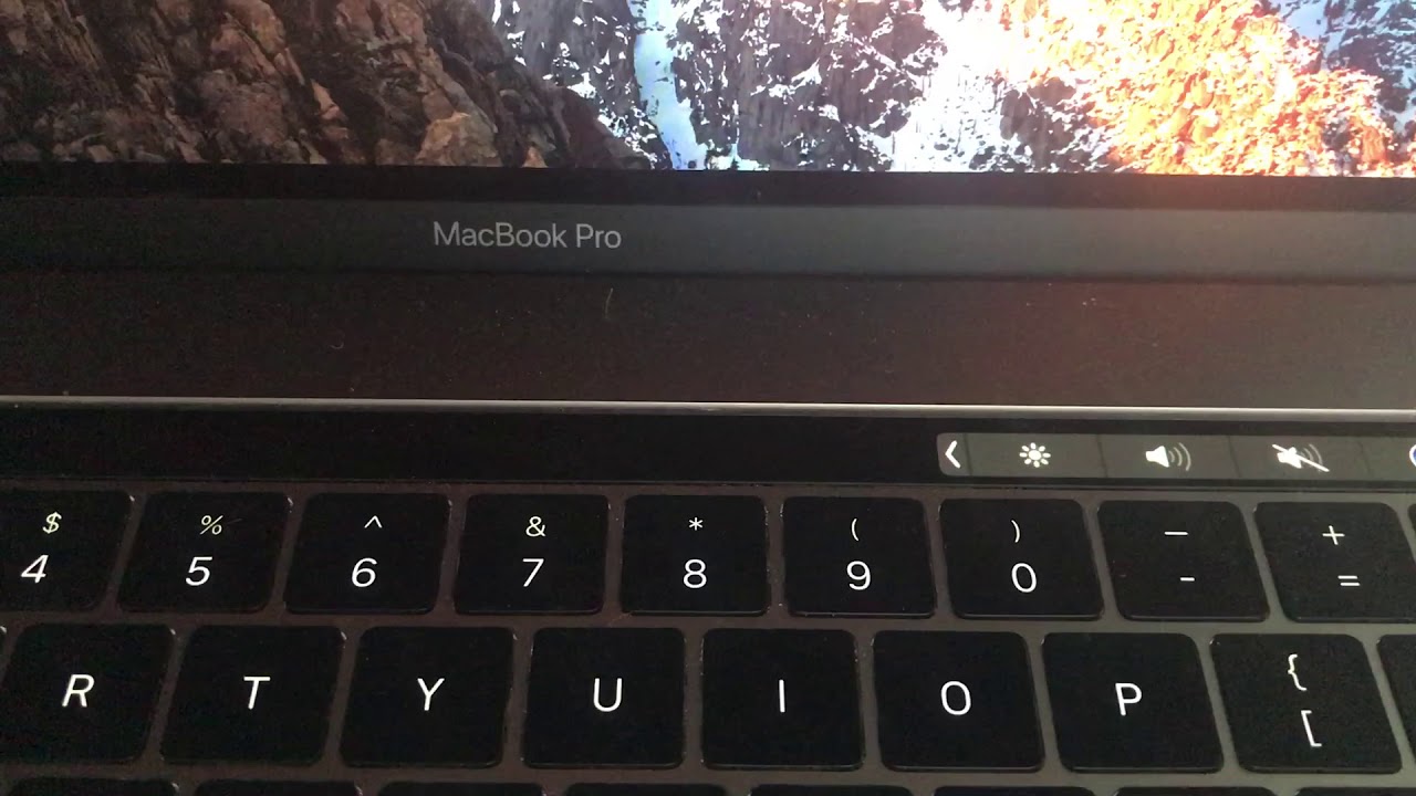 MacBook Pro 2016 Touchbar snap crack Popping noise sound - YouTube
