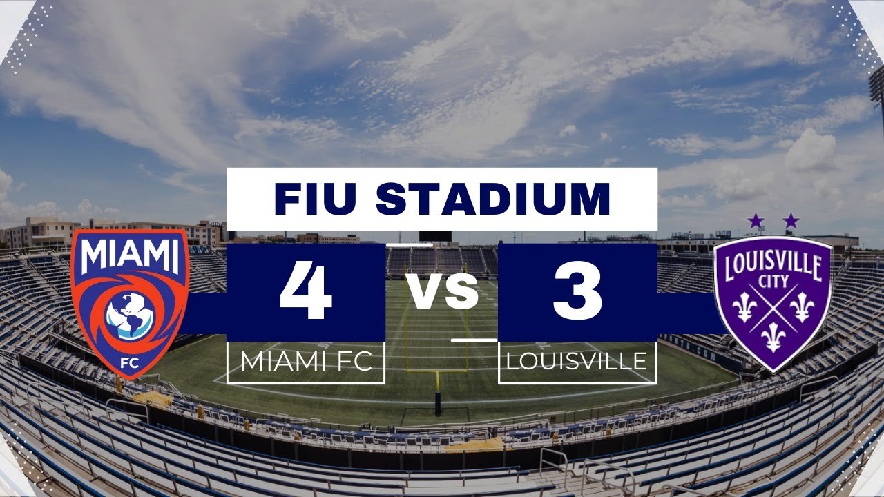 Miami FC vs. Louisville City FC - Game Highlights - YouTube
