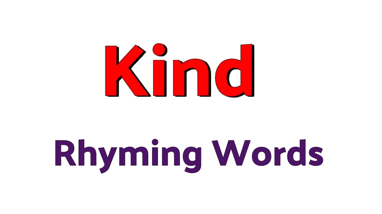 kind rhyming words । Rhyming words of kind । kind ka rhyming word ...