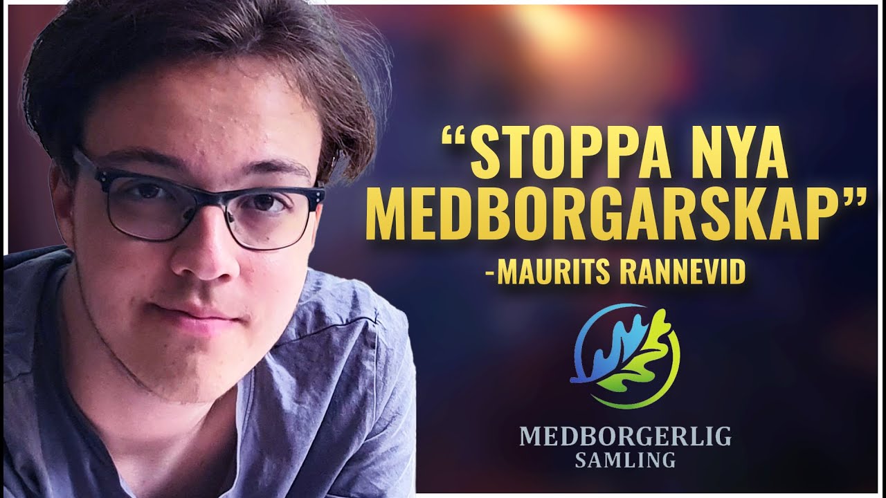 Maurits Rannevid: Hur många islamister har fått medborgarskap i Sverige? - YouTube