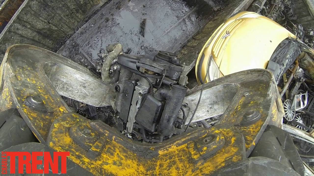 Scrap Car Processing - YouTube
