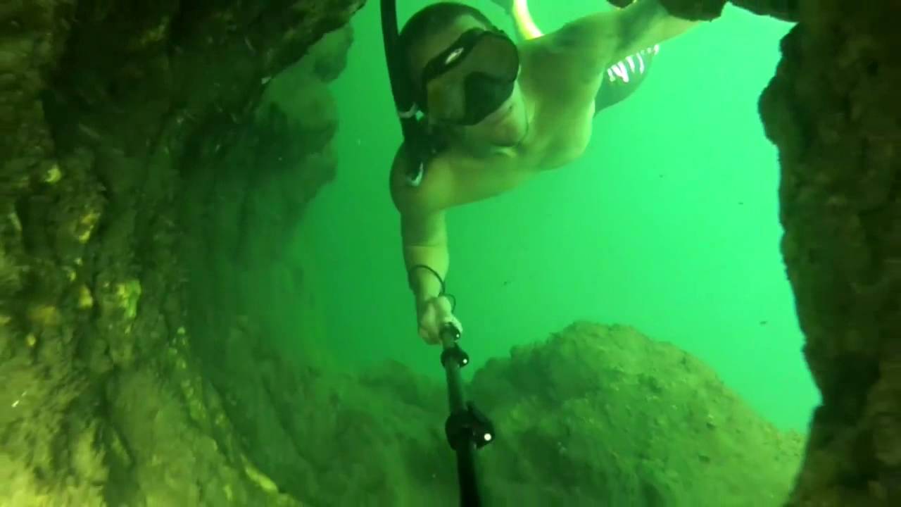 Insane freediving hospital hole. With GoPro - YouTube