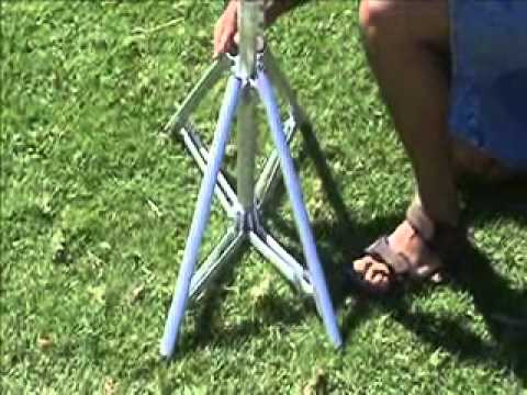 The M Stand - Single Steel Drum Pan Stand - YouTube