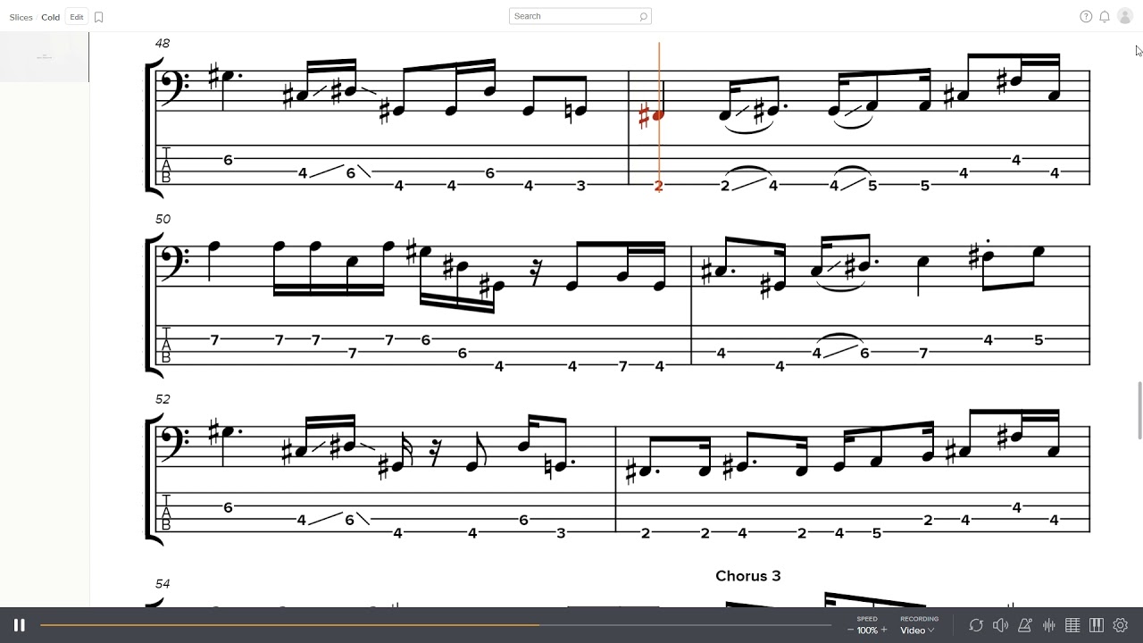Chris Stapleton - Cold Bass Tabs - YouTube