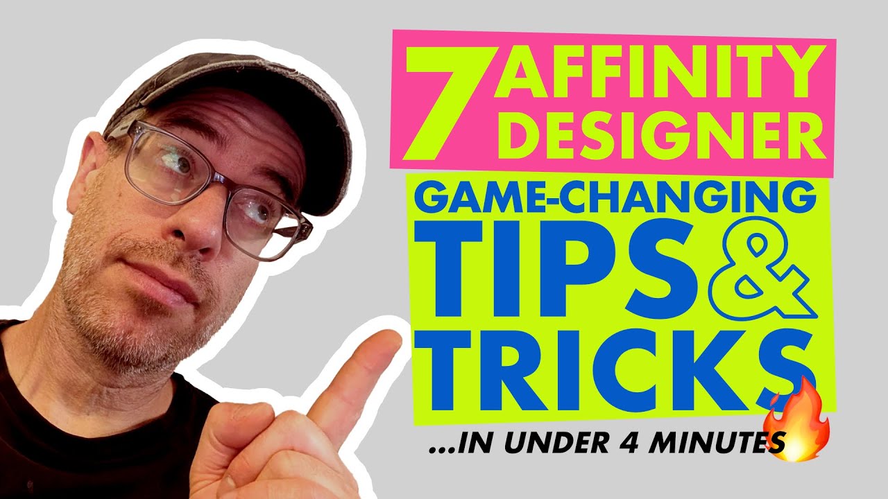 7 GAME-CHANGING Affinity Designer Tips & Tricks - YouTube