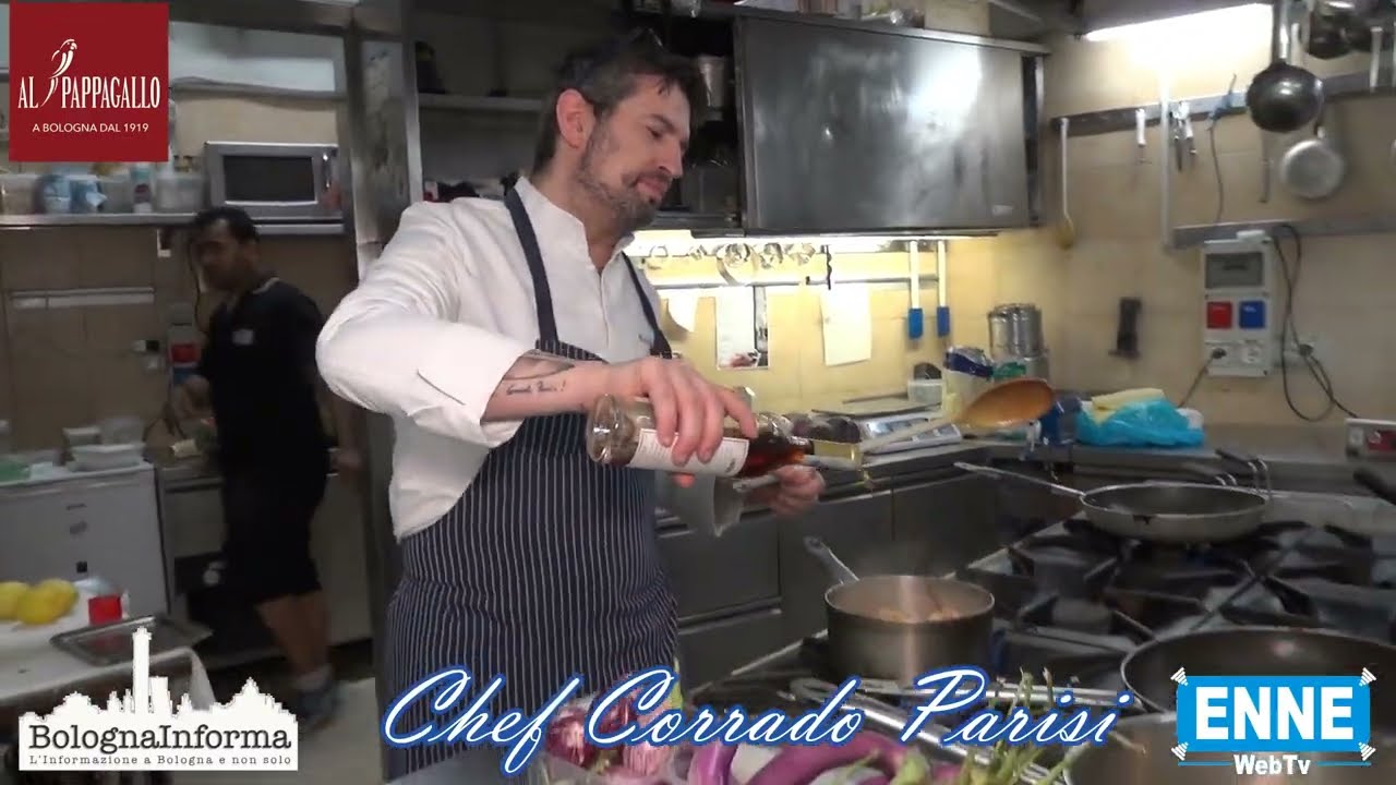 Ristorante Al pappagallo di Bologna - Chef Corrado Parisi - YouTube