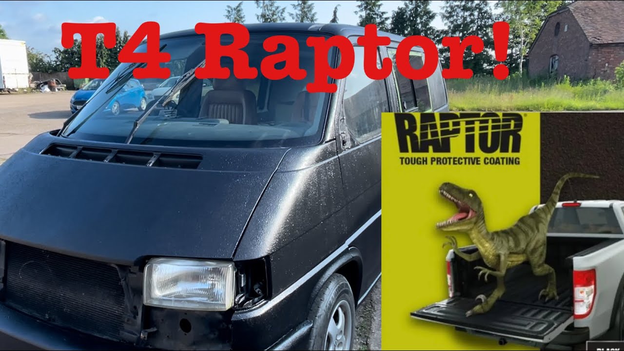 Project T4 Camper Raptor Paint Job - YouTube