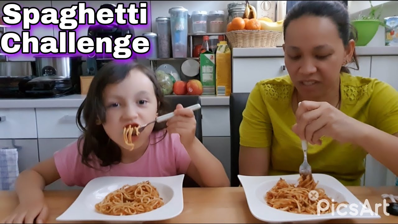 Spaghetti CHALLENGE - YouTube