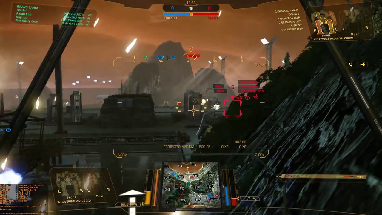 MechWarrior Online Wolverine WVR-7D(L) gameplay - YouTube