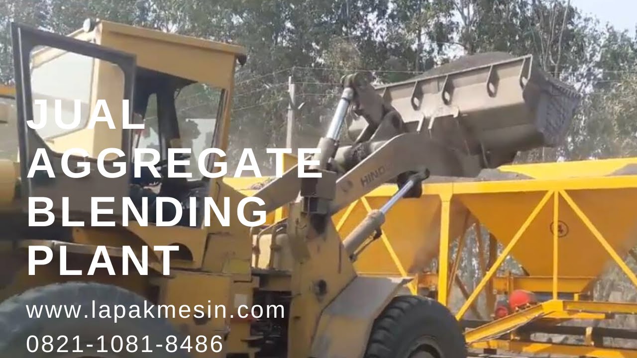 Jual Aggregate Blending Plant - YouTube