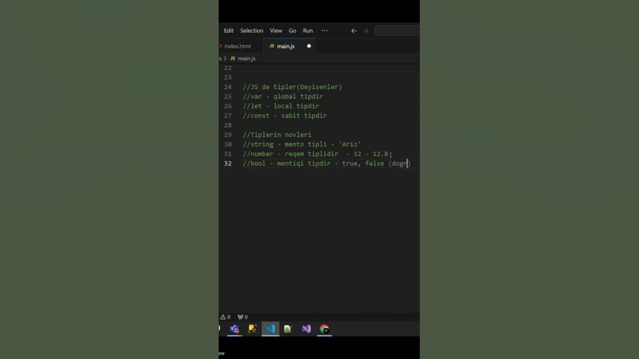 Javascript Dərsləri Html Css Javascript Bootstrap5 React Csharp Sql Kurs Youtube