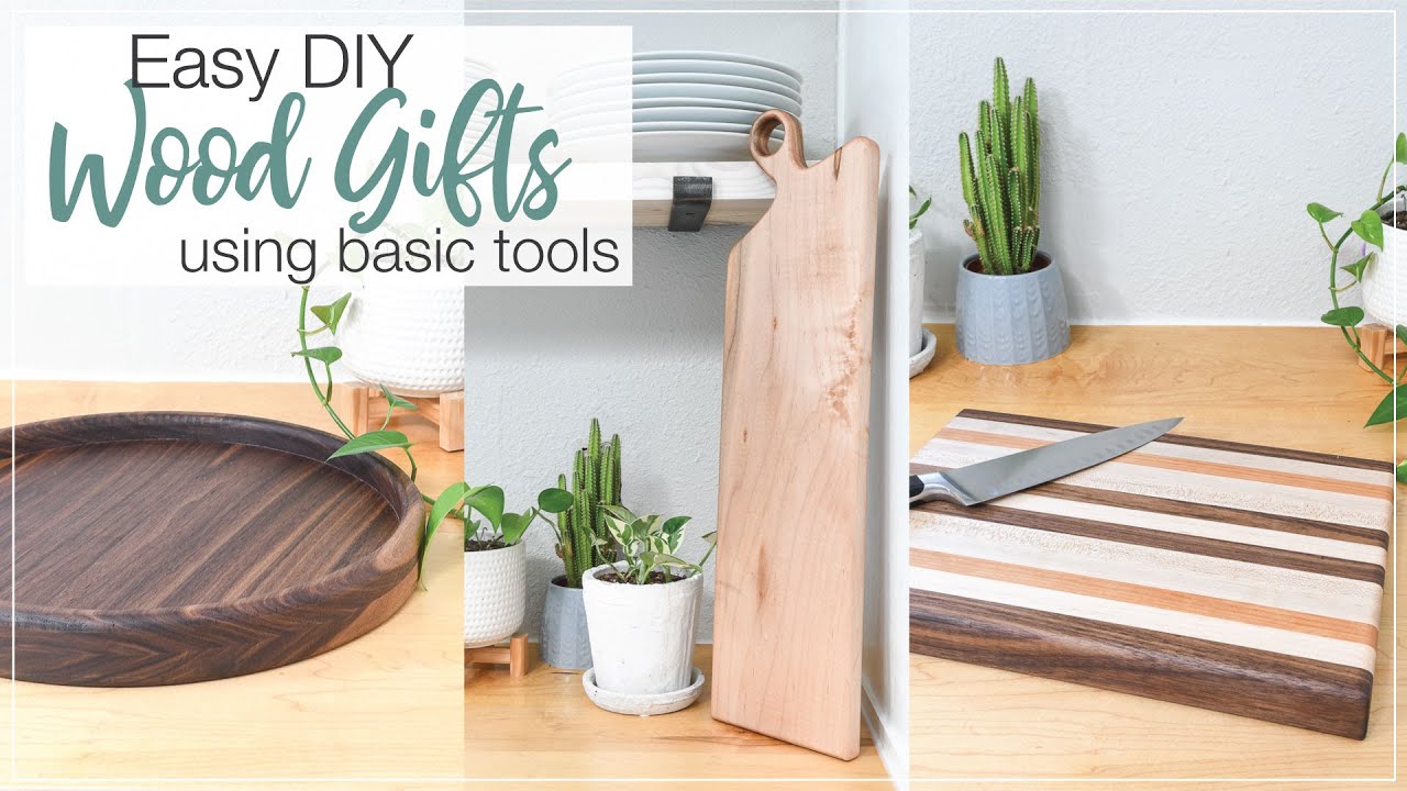 3 Easy DIY Wood Gifts - YouTube