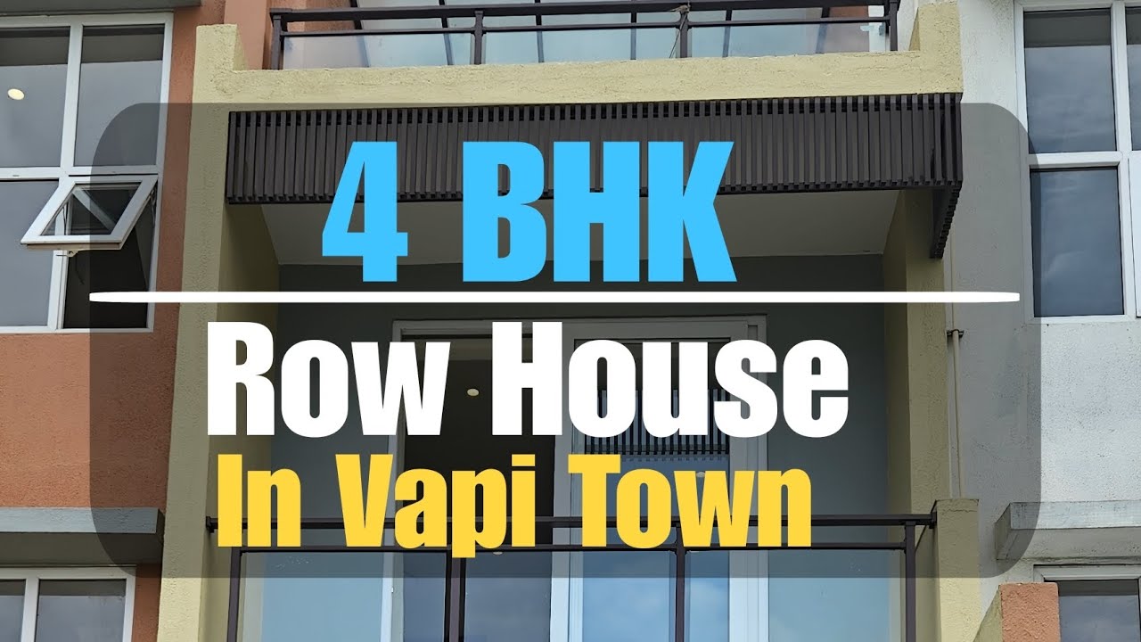 4 BHK Row House, In Vapi town - YouTube