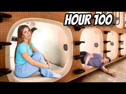 I SURVIVED 100 HOURS IN CAPSULE HOTELS!