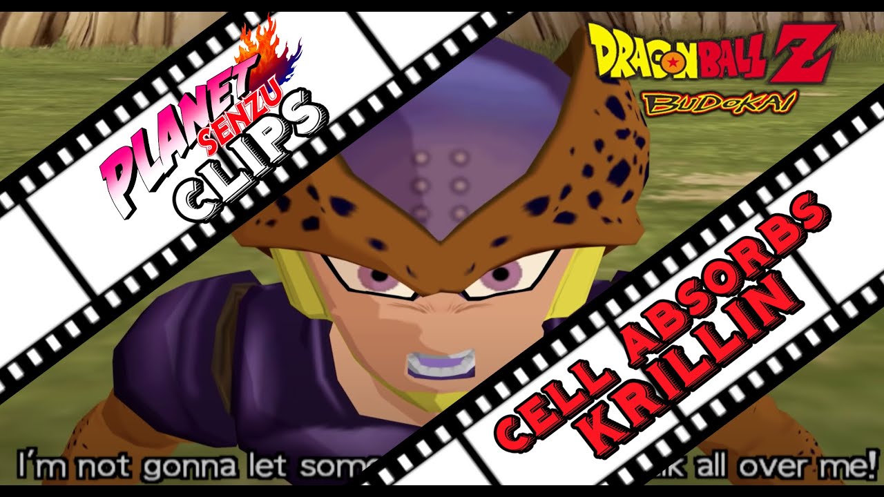Cell absorbs Krillin - Dragon Ball Z Budokai - YouTube