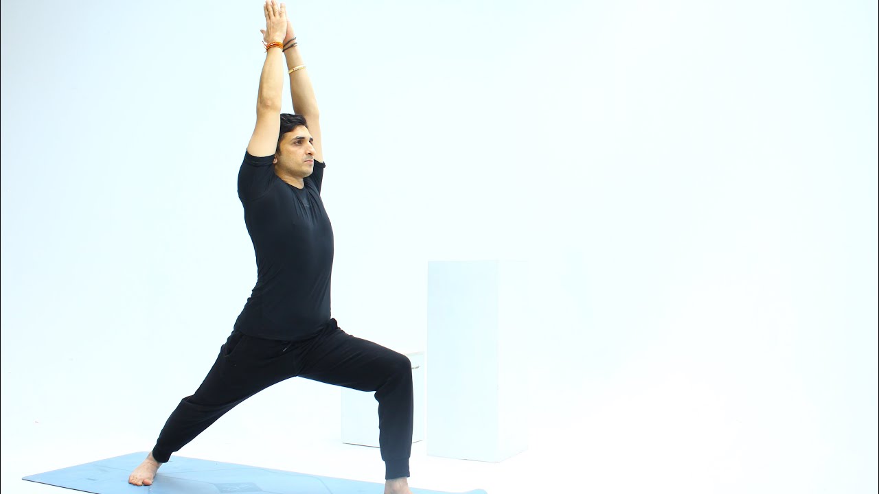 Warrior yoga practice with master Ajay - YouTube