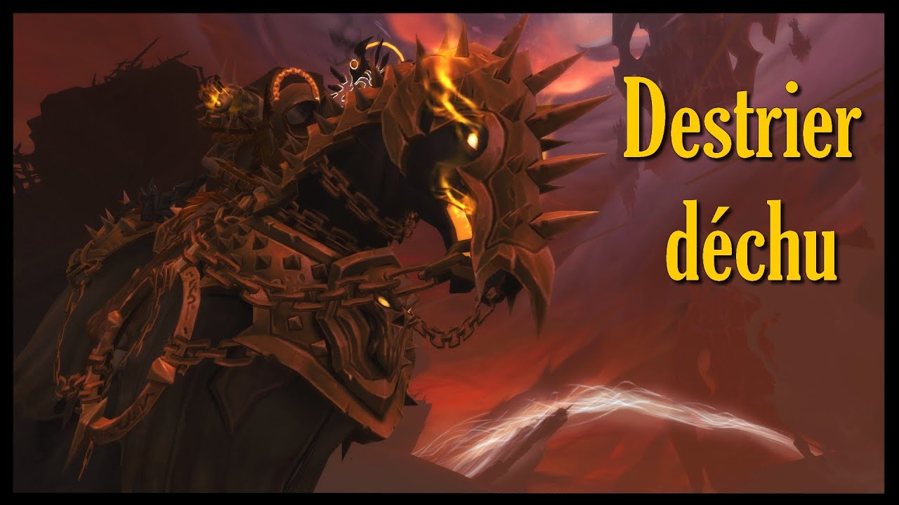 Destrier déchu - Elite monture wow (Fallen Charger) - YouTube