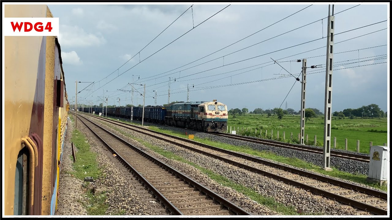 WDG4 Train Locomotive 4K - YouTube