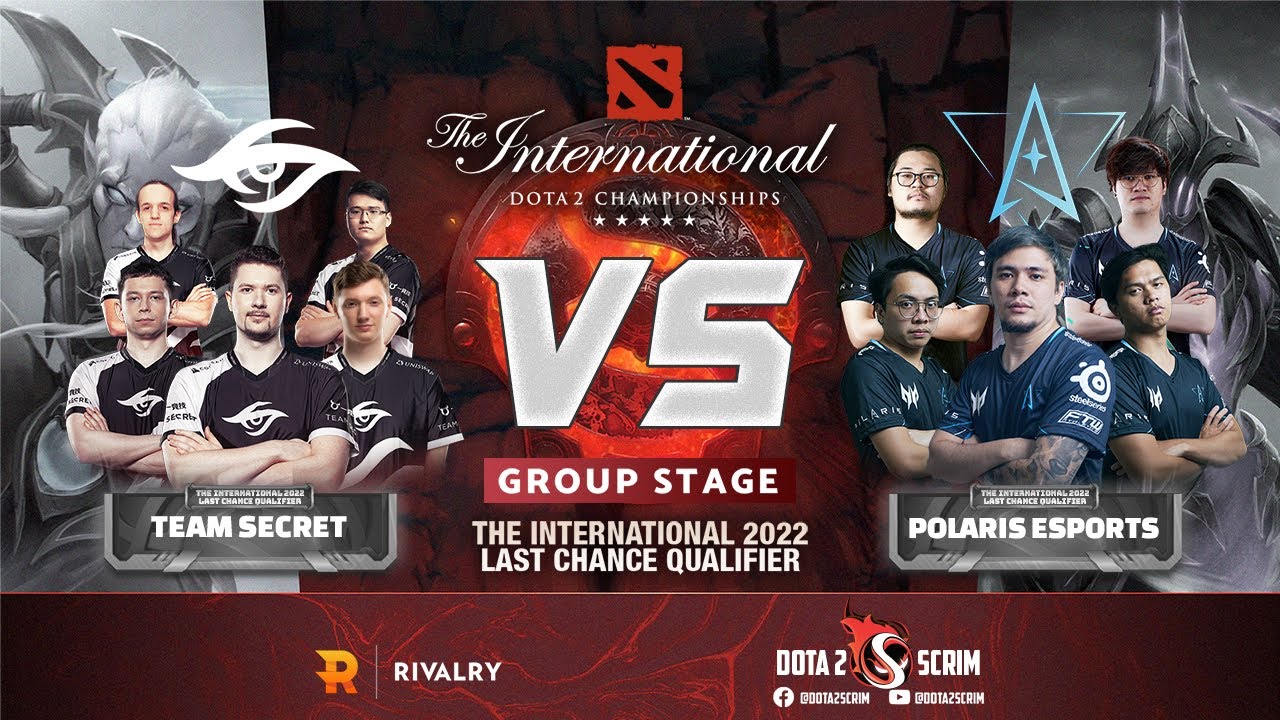 Team Secret vs Polaris Esports - The International 2022: Last Chance ...