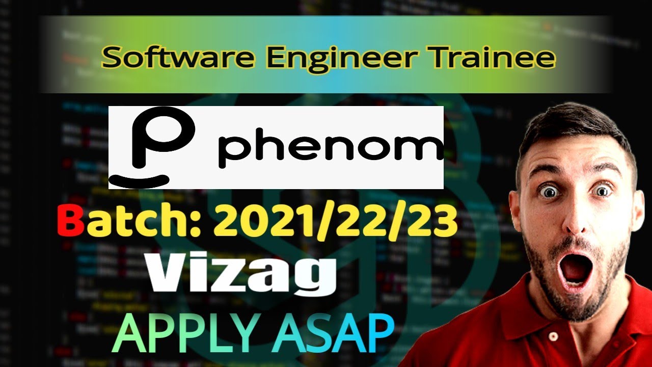 Phenom Hiring | Software Engineer Trainee | Vishakhapatnam #phenom #software #hiring #freshers # ...