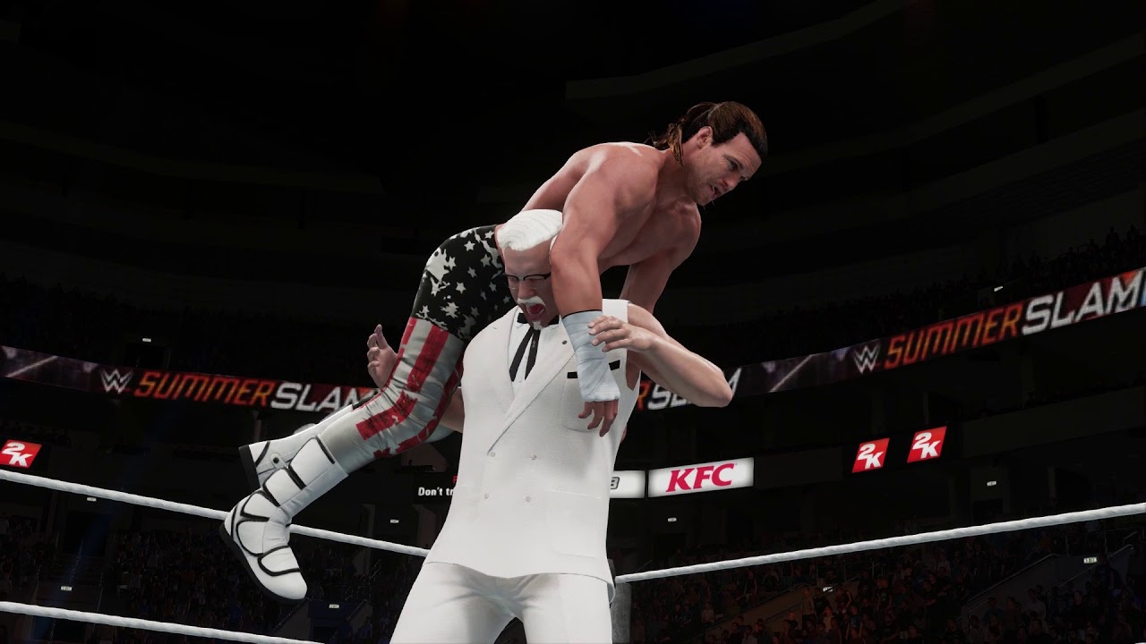 WWE 2K18 Colonel Sanders Trailer - YouTube