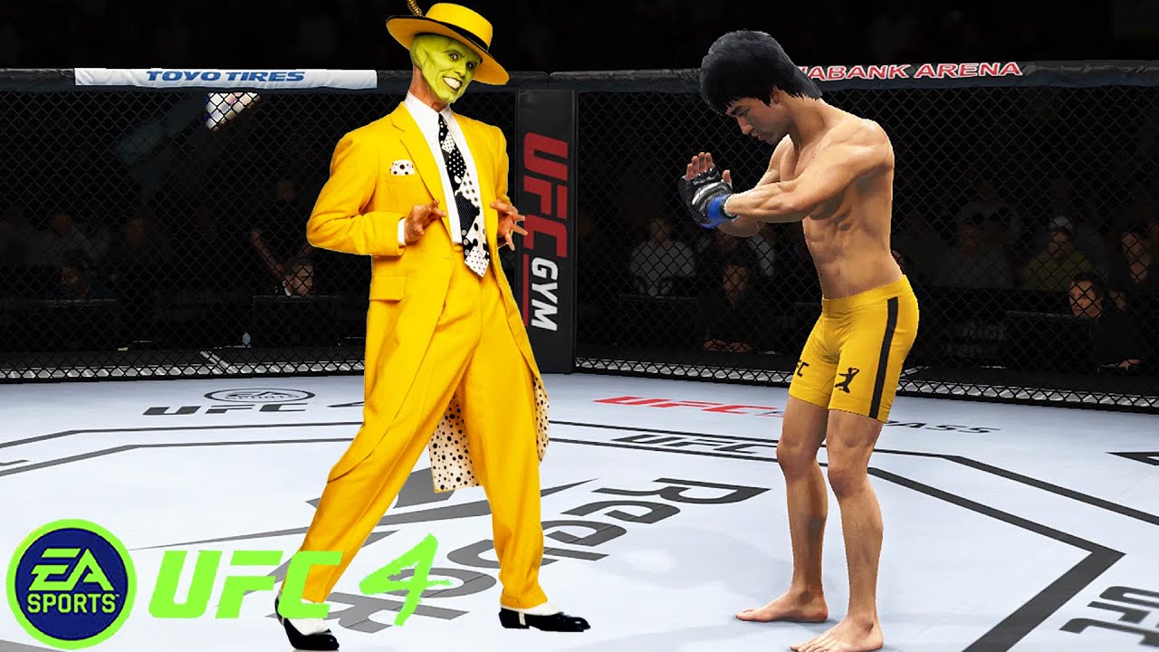 UFC4 Bruce Lee vs Mask EA Sports UFC 4 - Epic Fight - YouTube