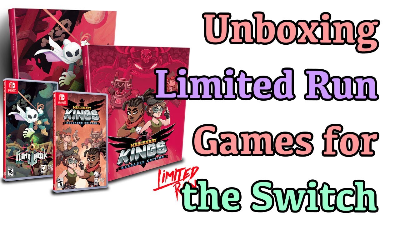 UNBOXING Mercenary Kings and Flinthook Tribute Treasure Edition ...