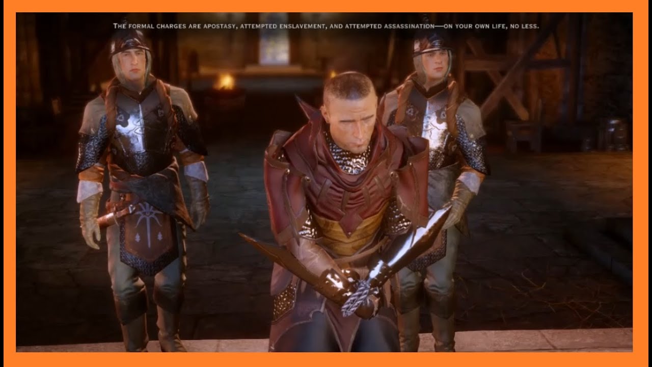 Dragon age: Inquisiton, sentencing Alexius to tranquility - YouTube