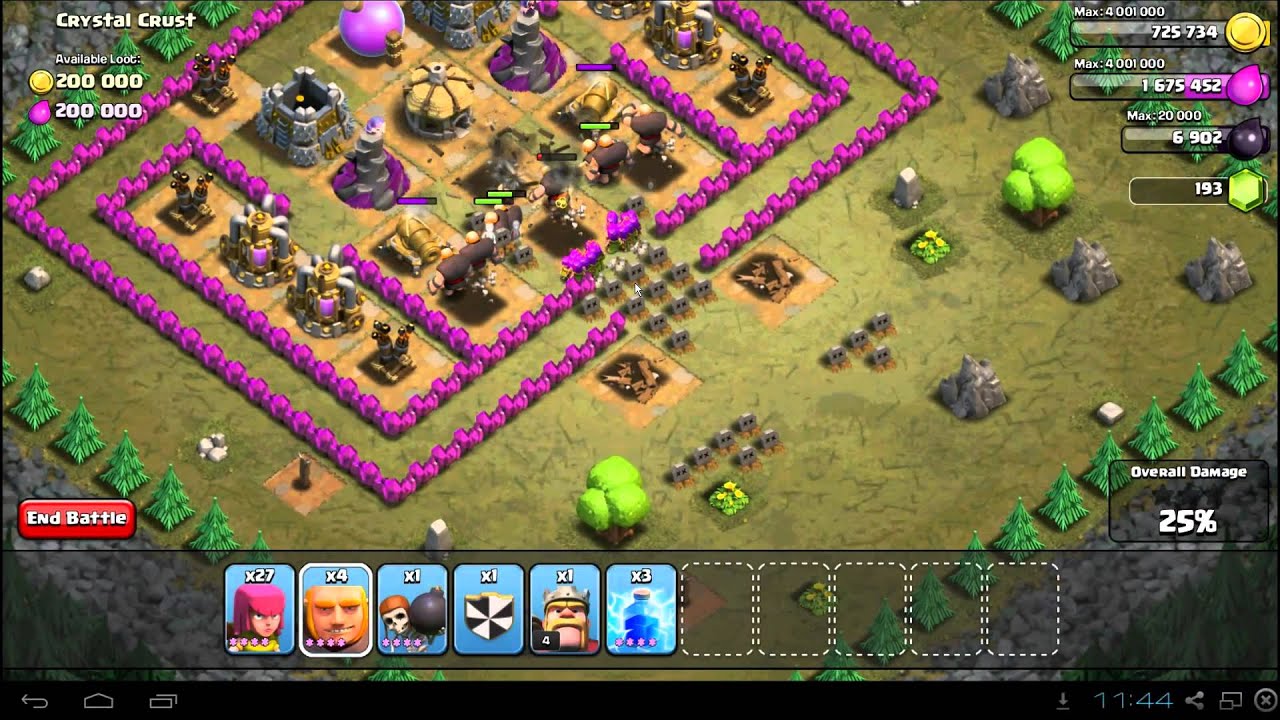 Clash of Clans Crystal Crust 3 Star Campaign Guide: TH7 Strategy - YouTube