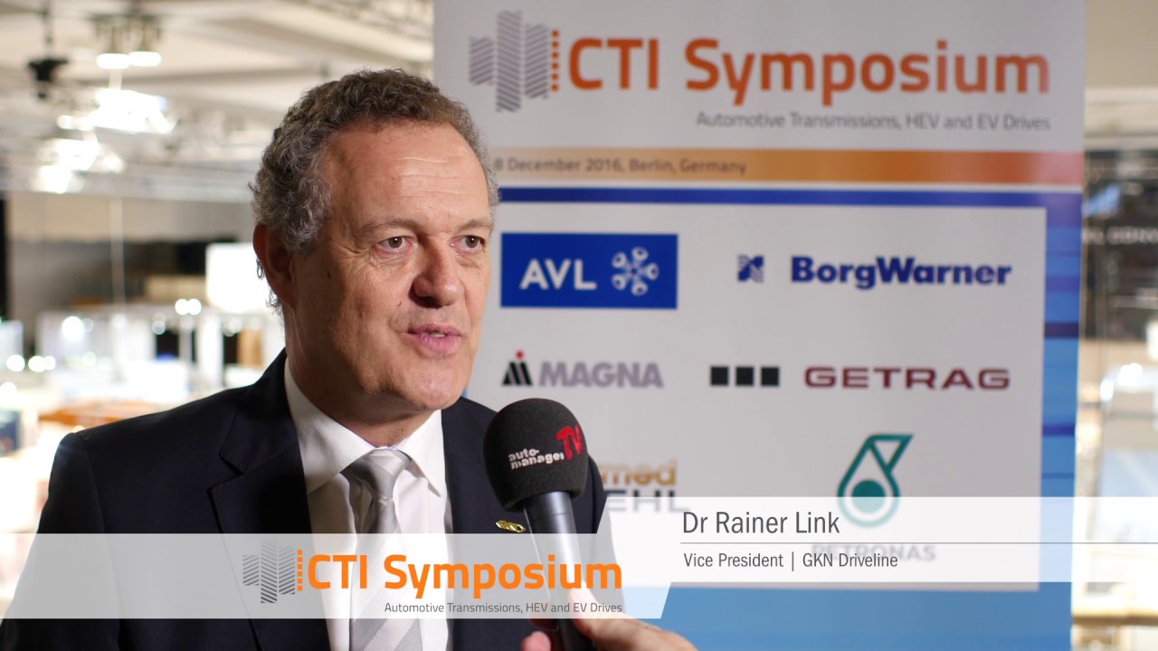 CTI Symposium 2016 - Interview mit Dr. Rainer Link, Vice President, GKN ...