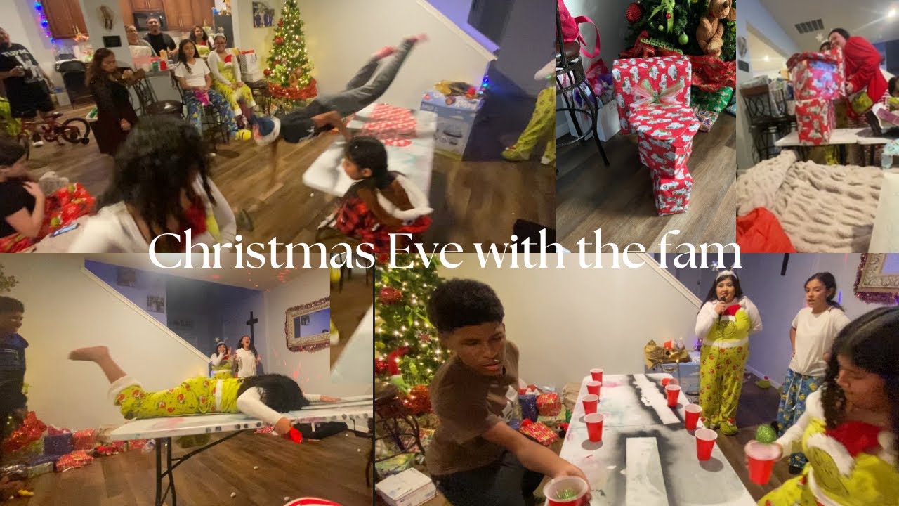 Christmas Eve with the fam bam - YouTube