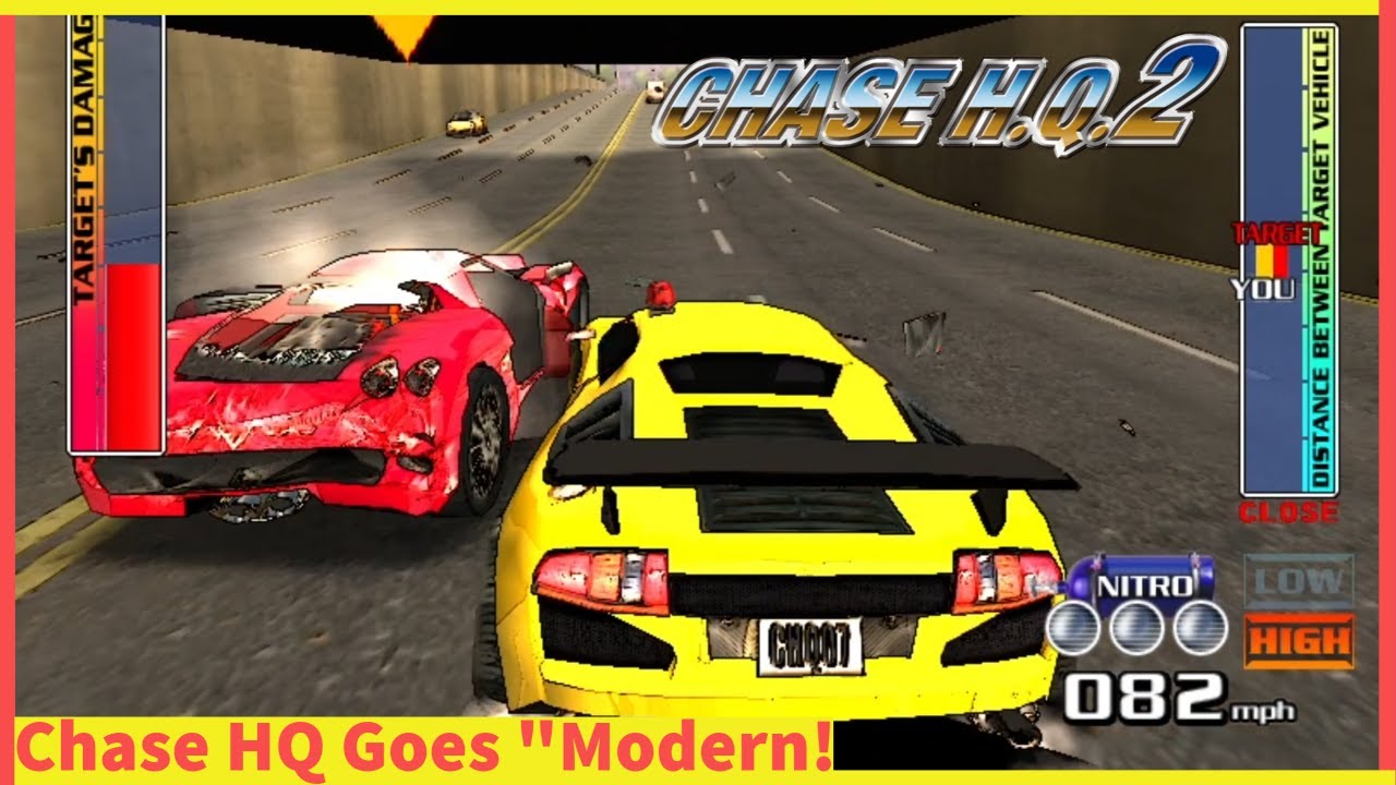 Chase HQ Goes Modern! Taito's 2D Sprite Based Arcade Racing Game Gets a ...