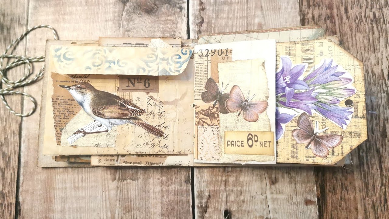Junk Mail Journal Series ~ Part 9 - Envelope Journal - YouTube