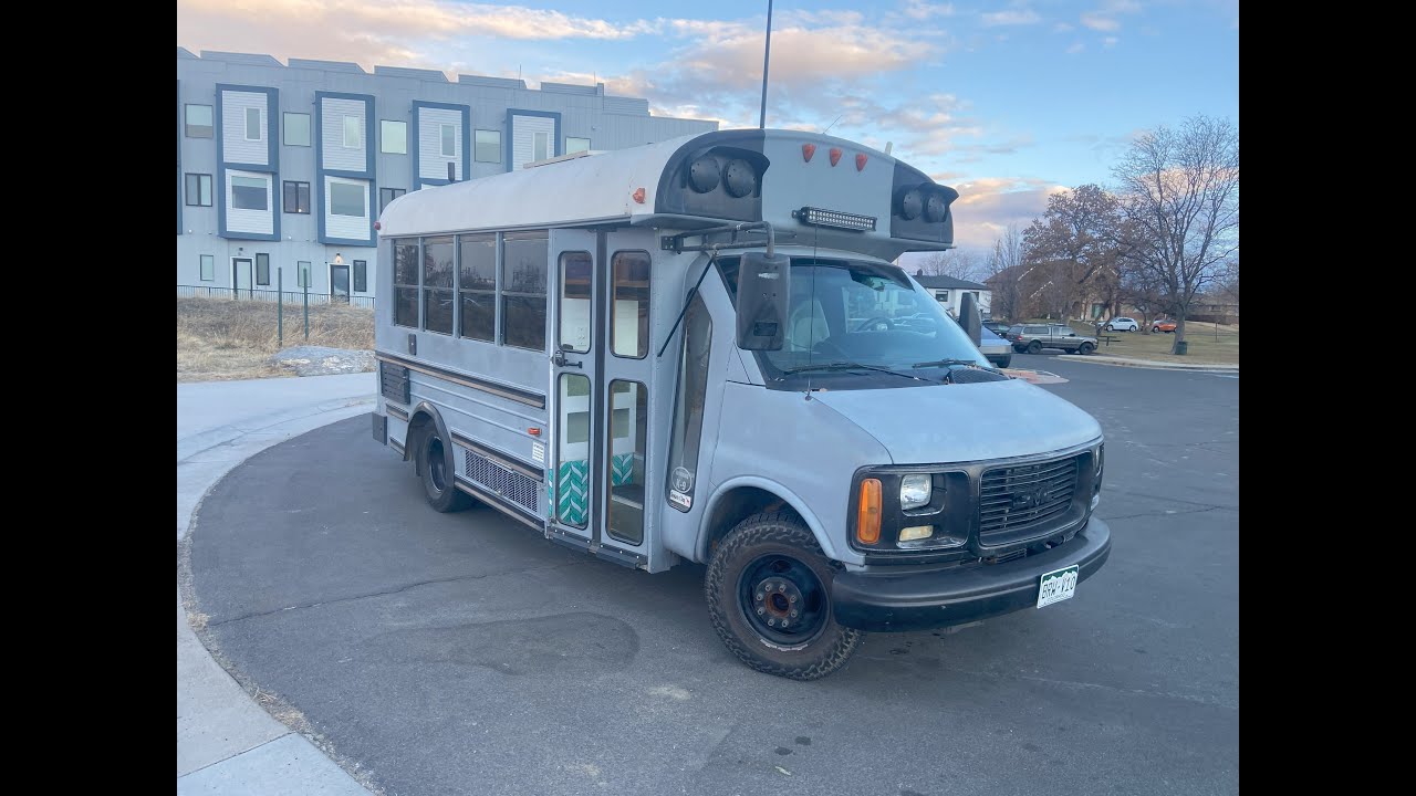 For sale! Fully Converted Short Skoolie 2001 GMC Savana - YouTube